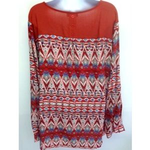 Toomi | Tops | Toomi Tunic Classic Neck Pocket Button Back | Poshmark